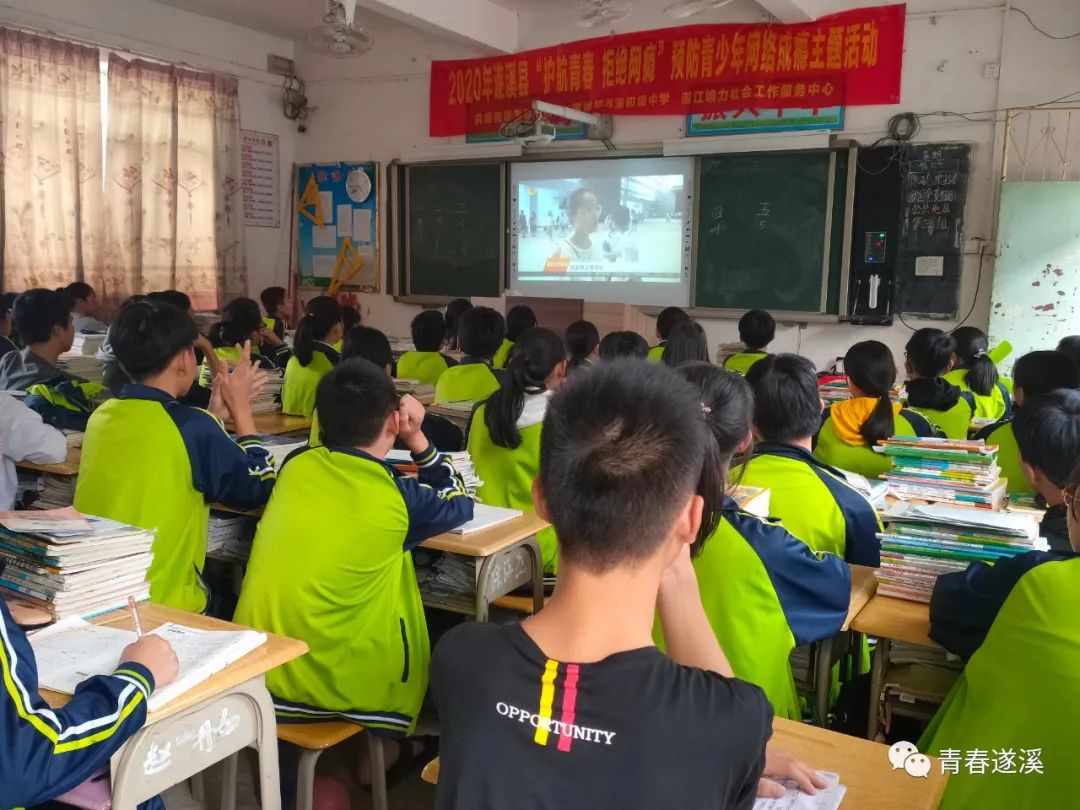 团县委组织开展 护航青春 拒绝网瘾”预防青少年网络成瘾主题活遂溪县人民政府公众网站